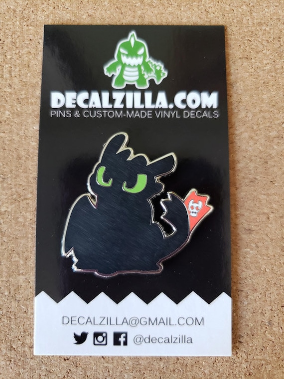 How to Train Your Dragon Toothless Hard Enamel Pin Perfect | Etsy