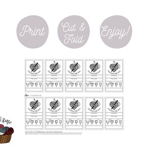 Crocheted With Love Printable Labels | Crochet Labels | PDF Gift Tags ...