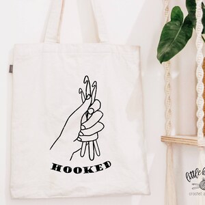 Hooked | Hand With Crochet Hook SVG PNG PDF | Crochet Hook | Crochet ...