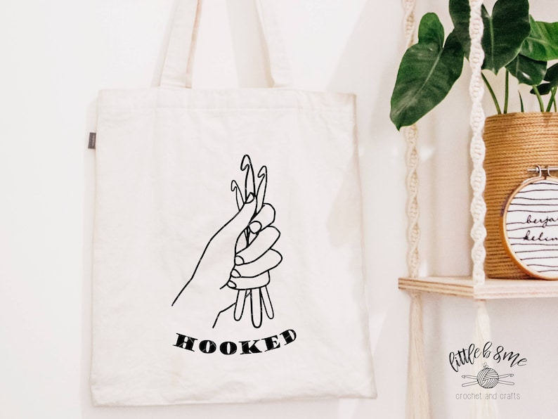 Hooked Hand With Crochet Hook SVG PNG PDF Crochet Hook | Etsy