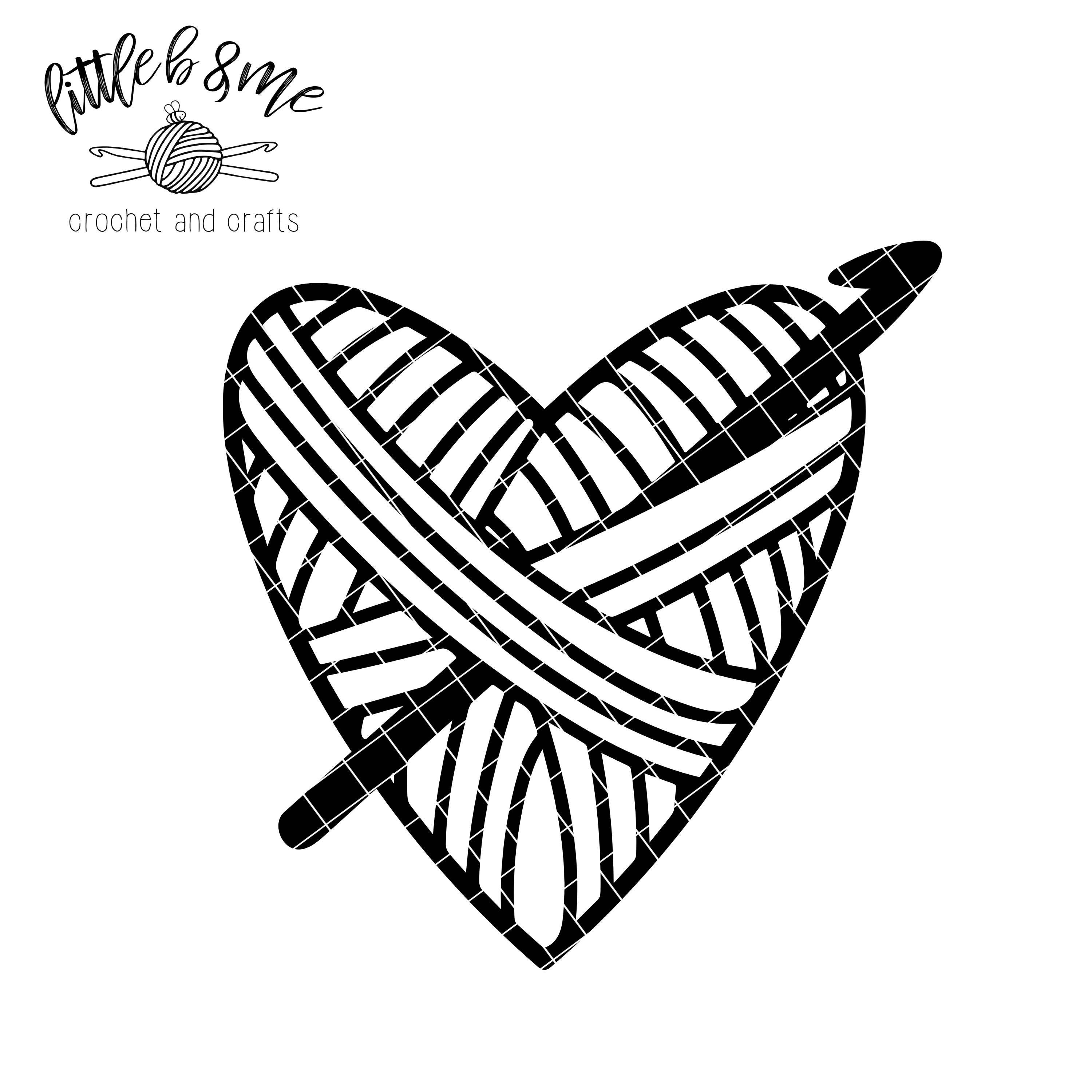 Crochet Hearts SVG Bundle Heart Svg Crochet Svg Knit Svg - Etsy