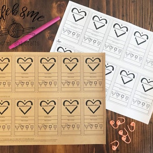 Crocheted With Love Printable Labels | Crochet Labels | PDF Gift Tags ...