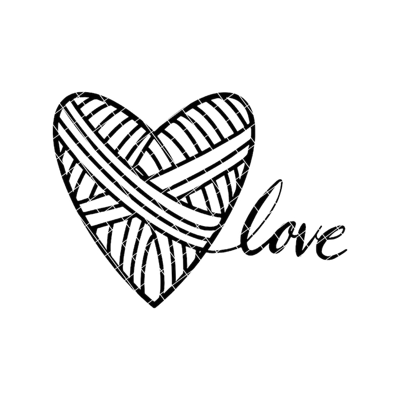 Crochet Hearts SVG Bundle Heart Svg Crochet Svg Knit Svg - Etsy