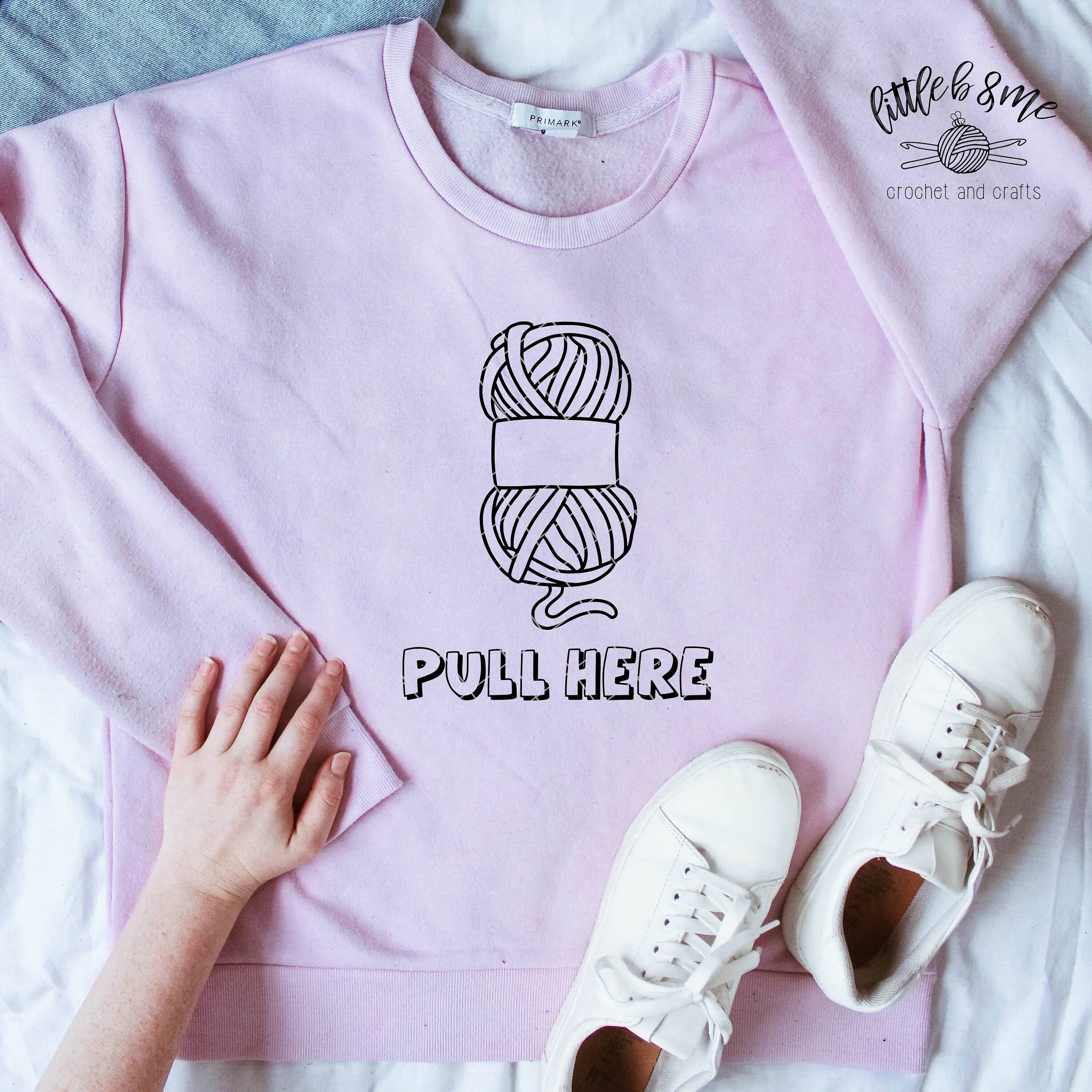 Yarn SVG Pull Here Yarn SVG Crochet Svg Funny Crochet - Etsy