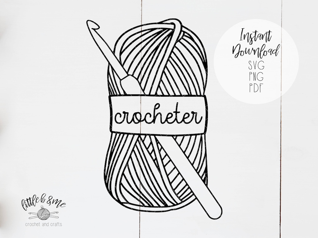 Crochet SVG | Crocheter SVG | Crochet Hook SVG | Crochet Life | Yarn ...