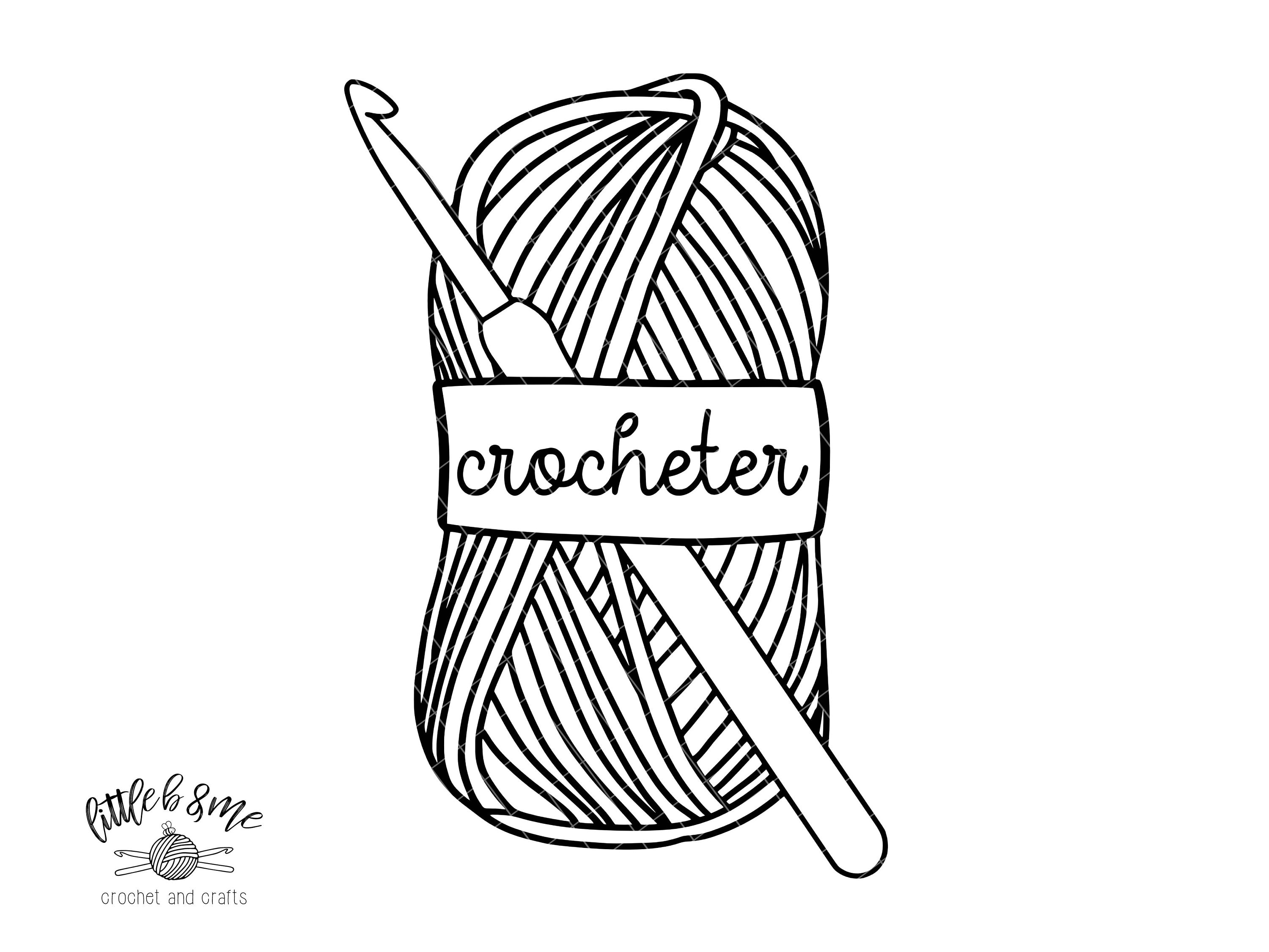 Crochet SVG Crocheter SVG Crochet Hook SVG Crochet Life - Etsy