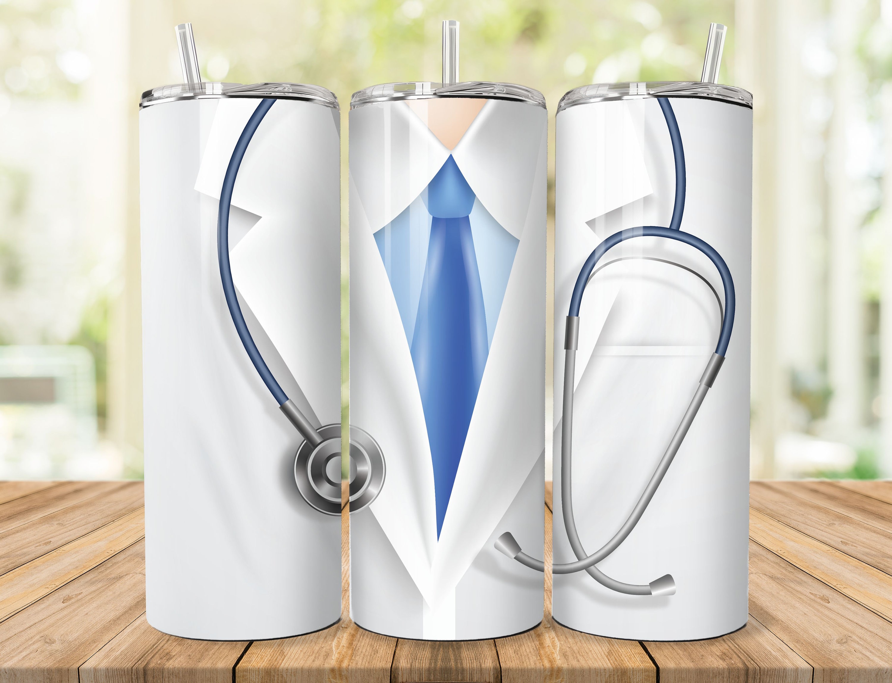 Doctor Life 20oz Skinny Tumbler Sublimation Designs, Doctor PNG File ...
