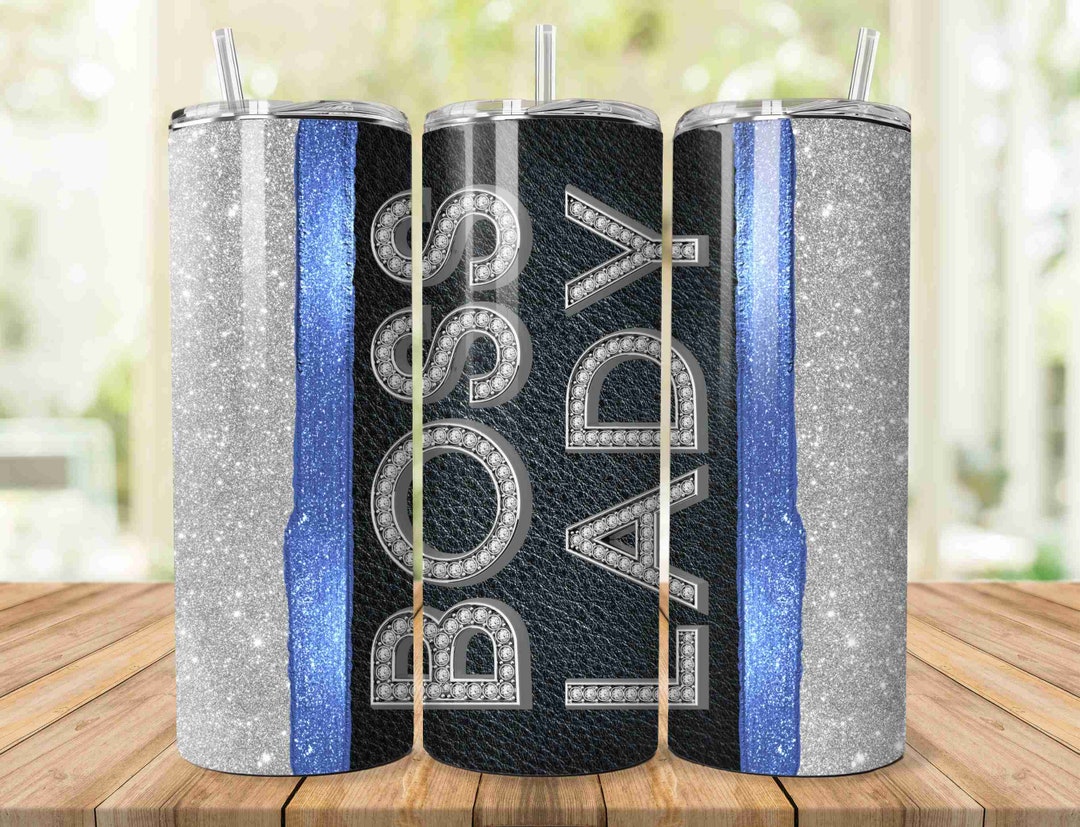 Digital Glam Boss Lady 20oz Tumbler Wrap, 20 Oz Skinny Luxury Tumbler ...