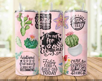 Funny Sarcastic Tumbler Wrap Sublimation PNG, Offensive Seamless ...