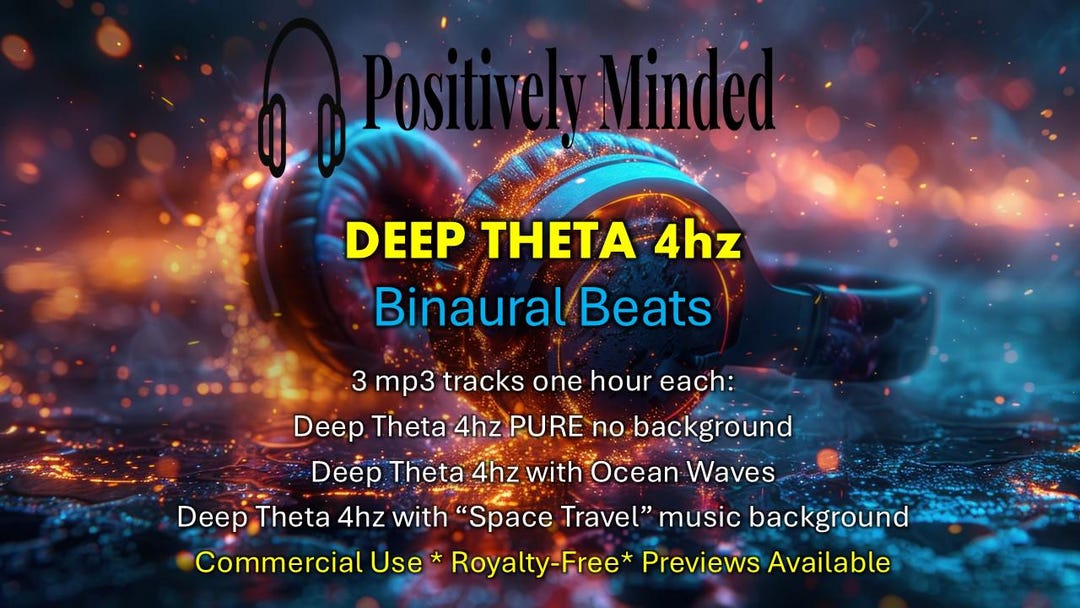 Deep Theta 4hz Binaural Beats Deep Sleep Meditation Relaxation 3 Mp3s ...