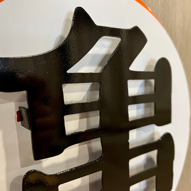 Master Roshi Kanji Metal 3D Sign - Etsy