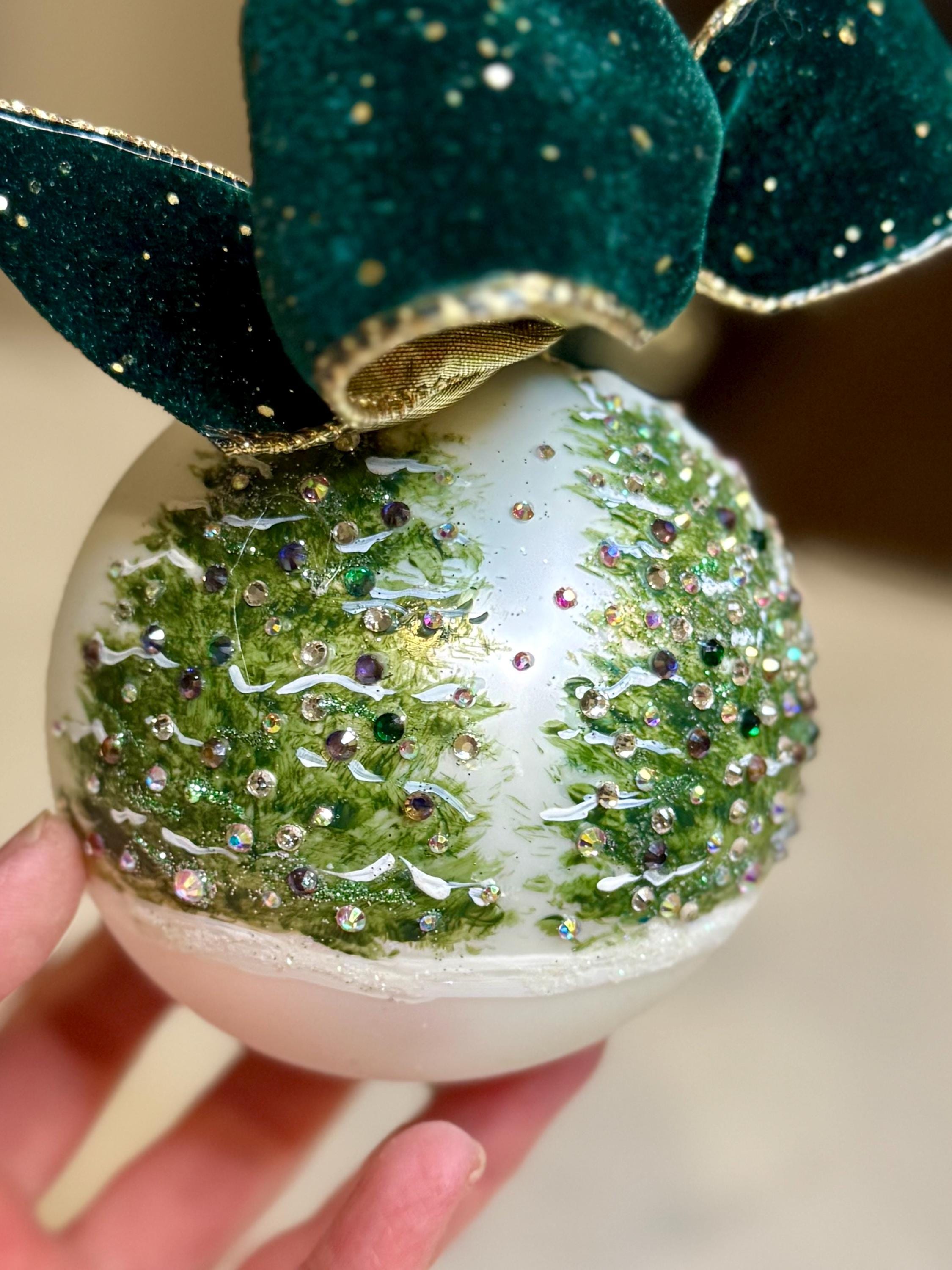 Stunning Keepsake Majestic Frasier Fir Christmas Trees With Snow, Hand ...