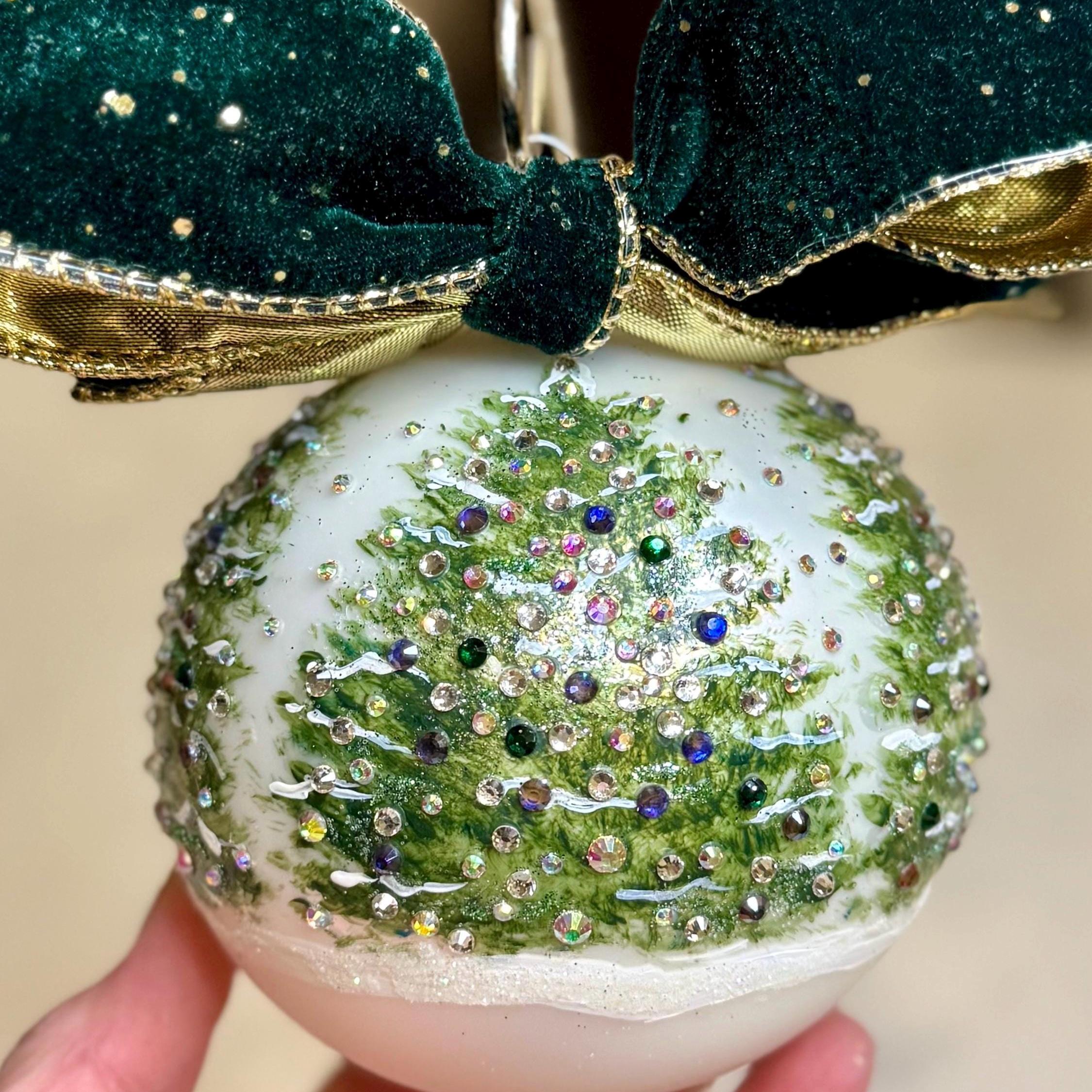 Stunning Keepsake Majestic Frasier Fir Christmas Trees With Snow, Hand ...