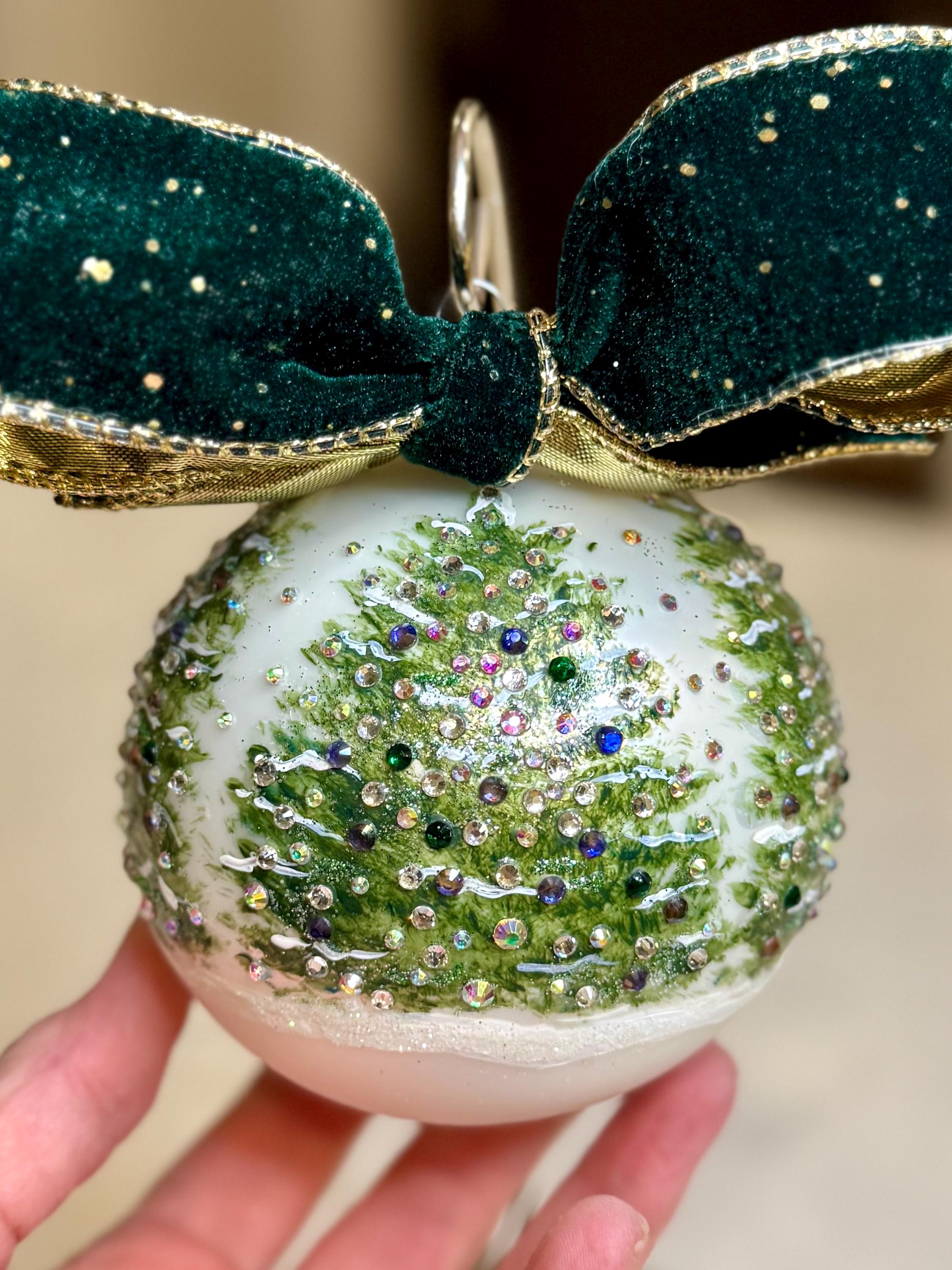 Stunning Keepsake Majestic Frasier Fir Christmas Trees With Snow, Hand ...