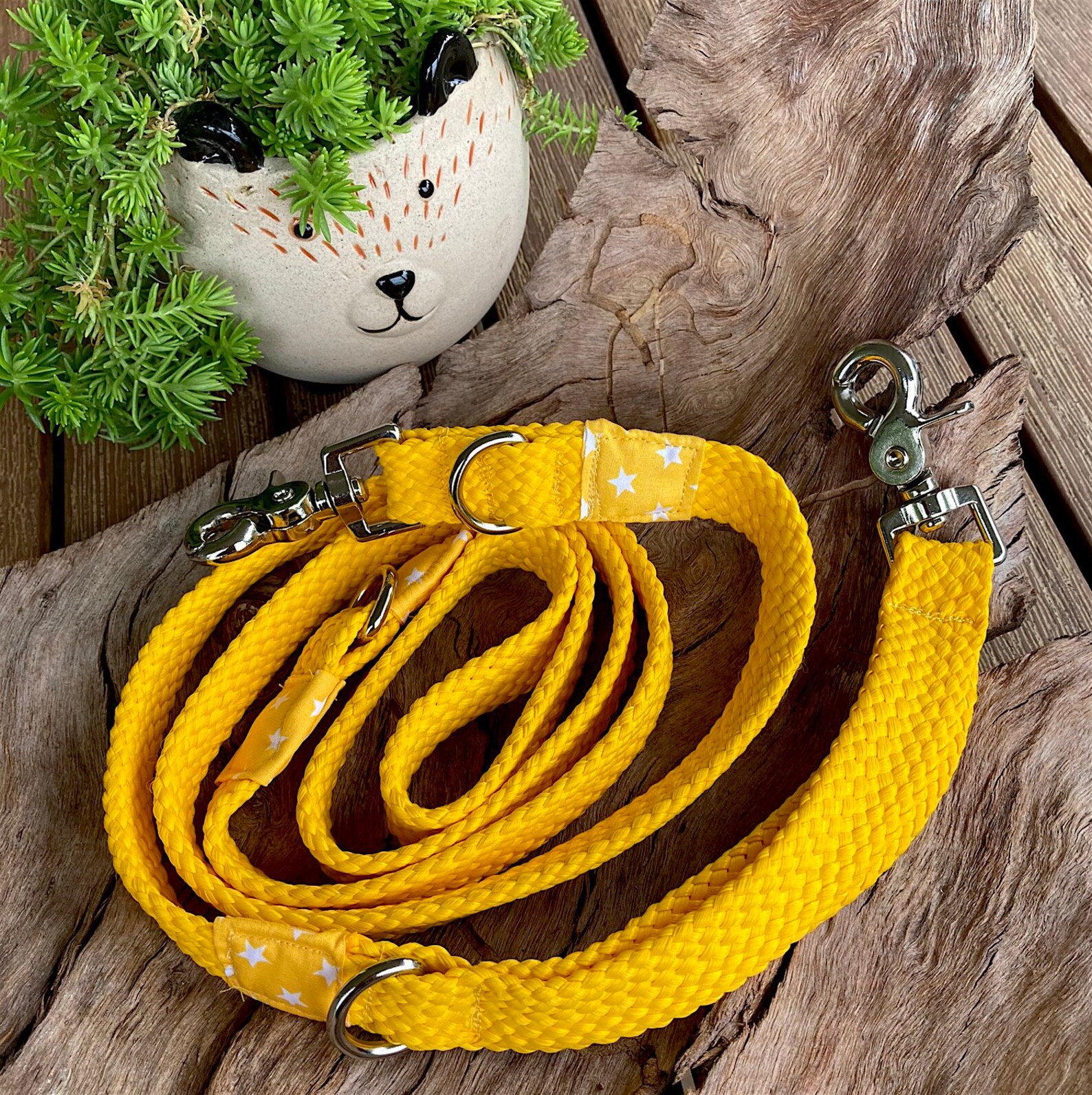 Double Ended Tethering Dog Lead/Leash Plaited Polyester | Etsy