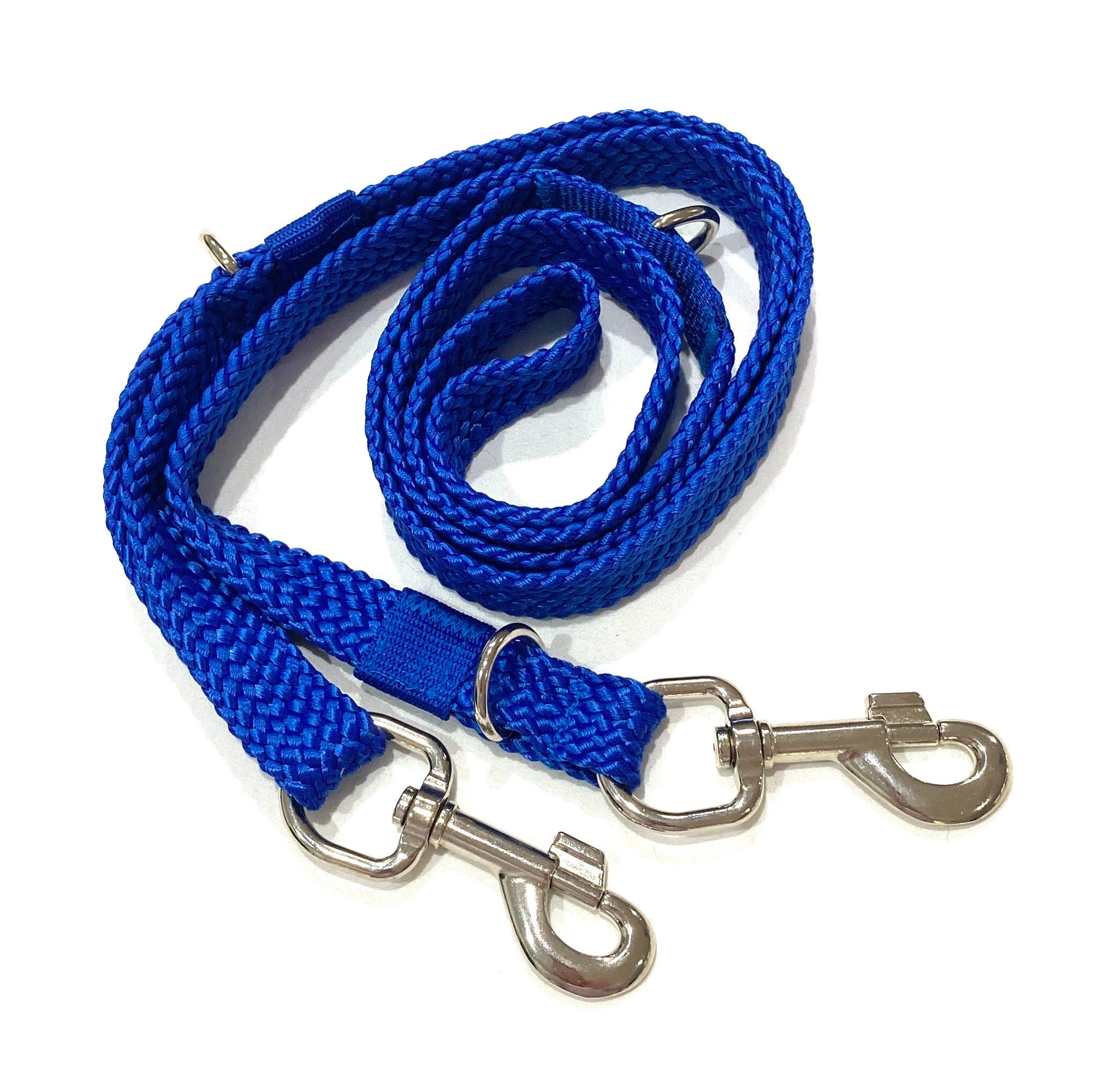 Double Ended Tethering Dog Lead/leash Plaited Polyester - Etsy UK