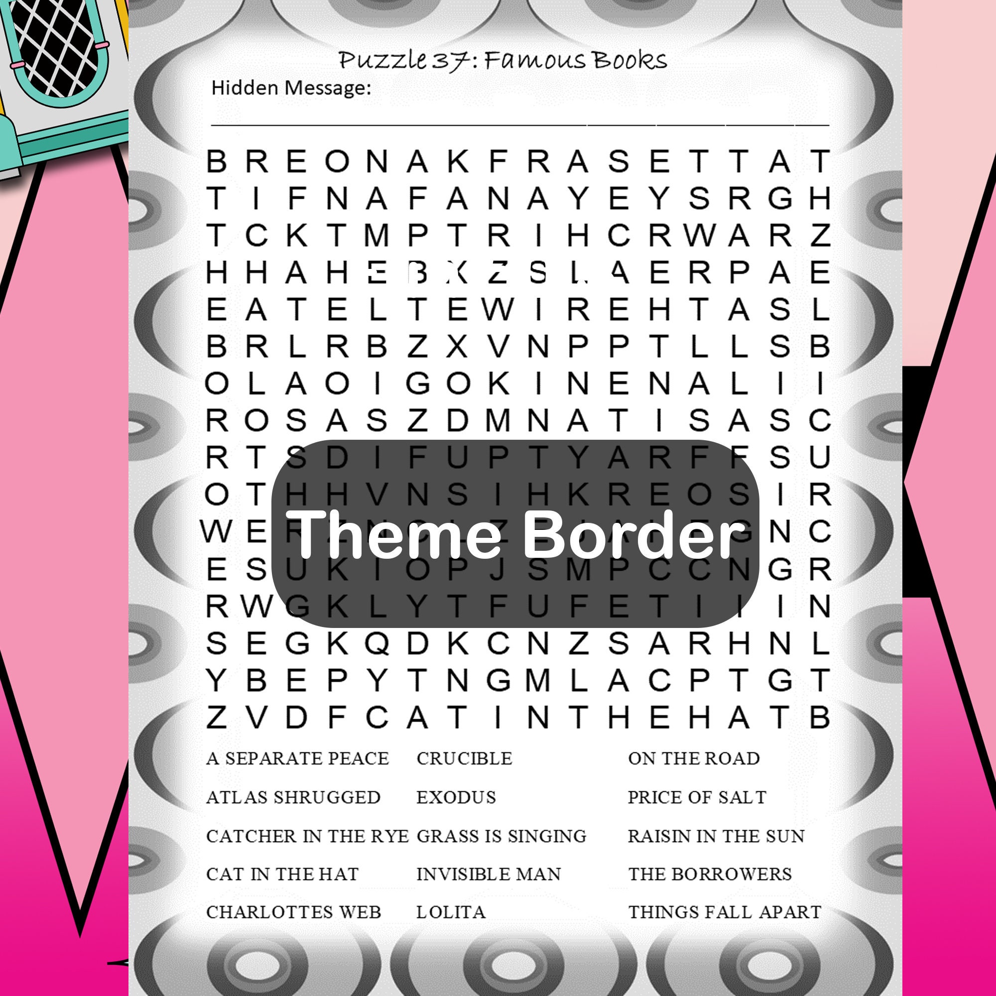 Printable Word Search Set3 | Fabulous 50's PDF| Set 3 | 20 Puzzles ...
