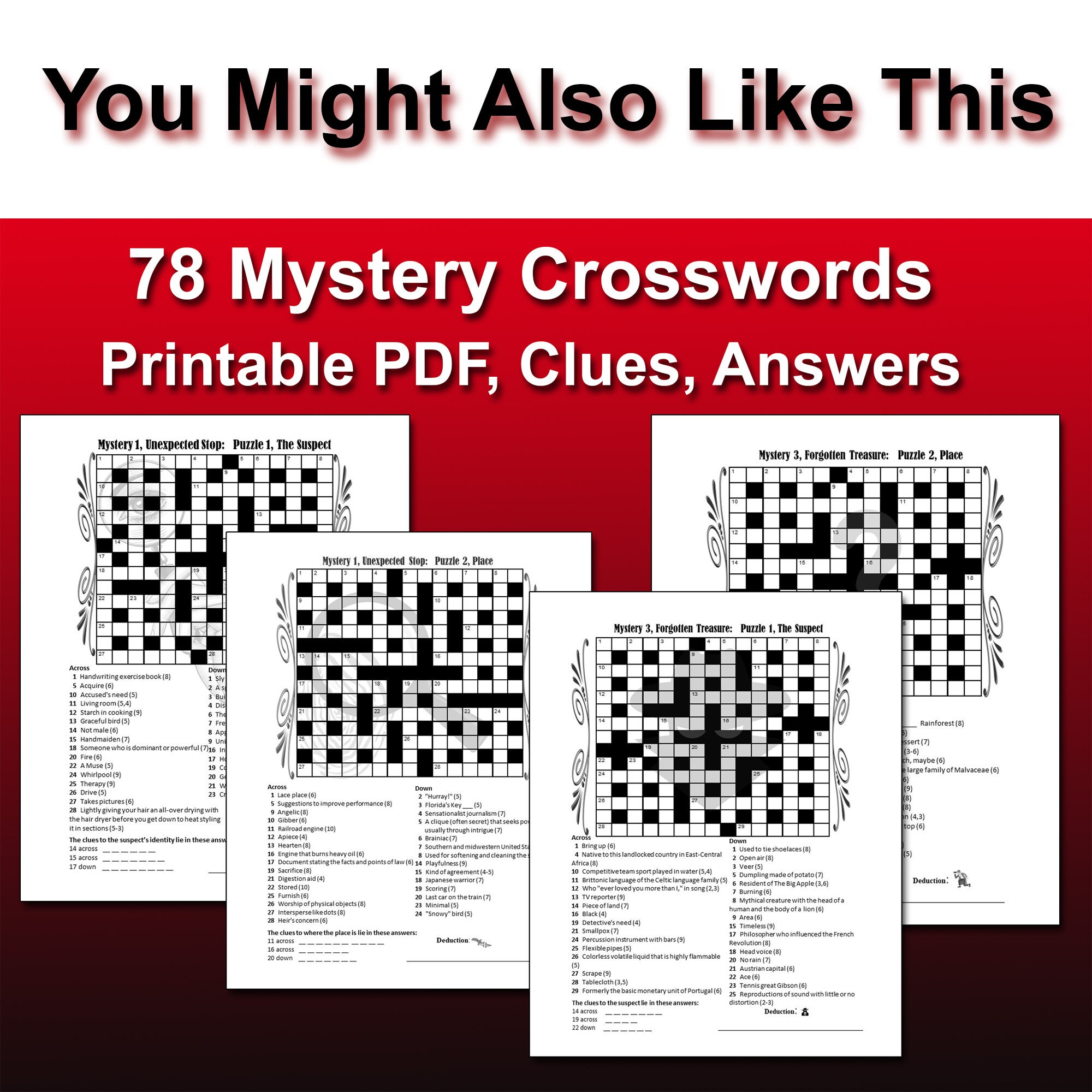 100 Printable Word Search Puzzles Adults Teens Mystery Themed Hidden Porn Sex Picture