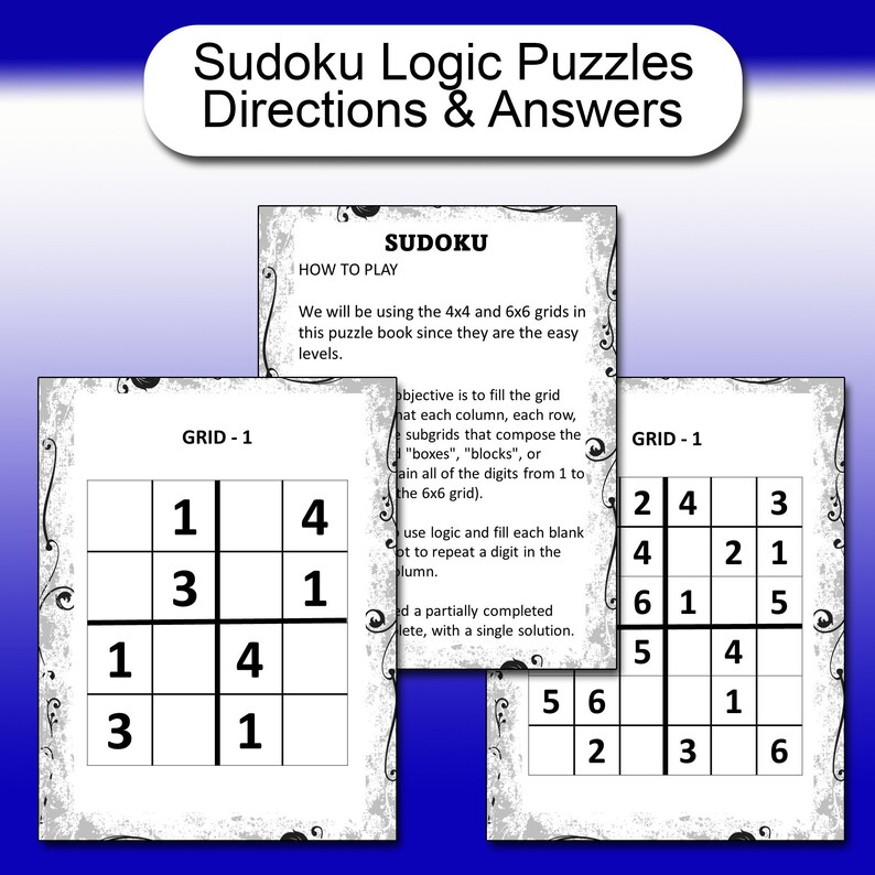 Printable Logic Puzzles PDF | Easy | Brain Development| Memory Boosting ...