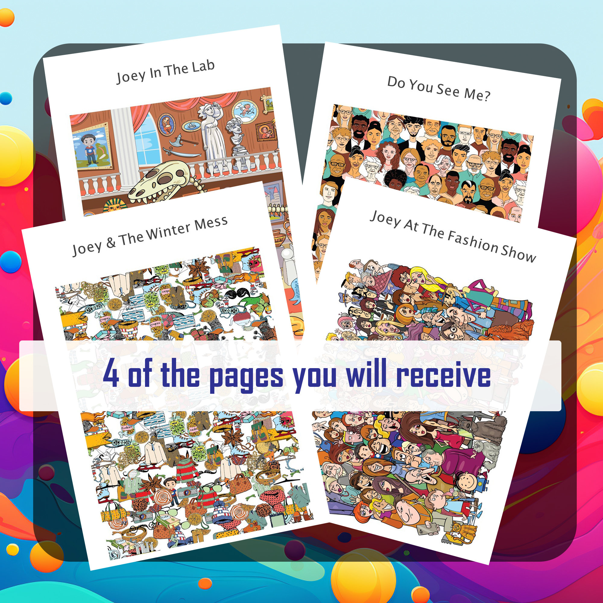 I Spy Activity Pages for Kids | Printable Download | Ages 3 and up ...