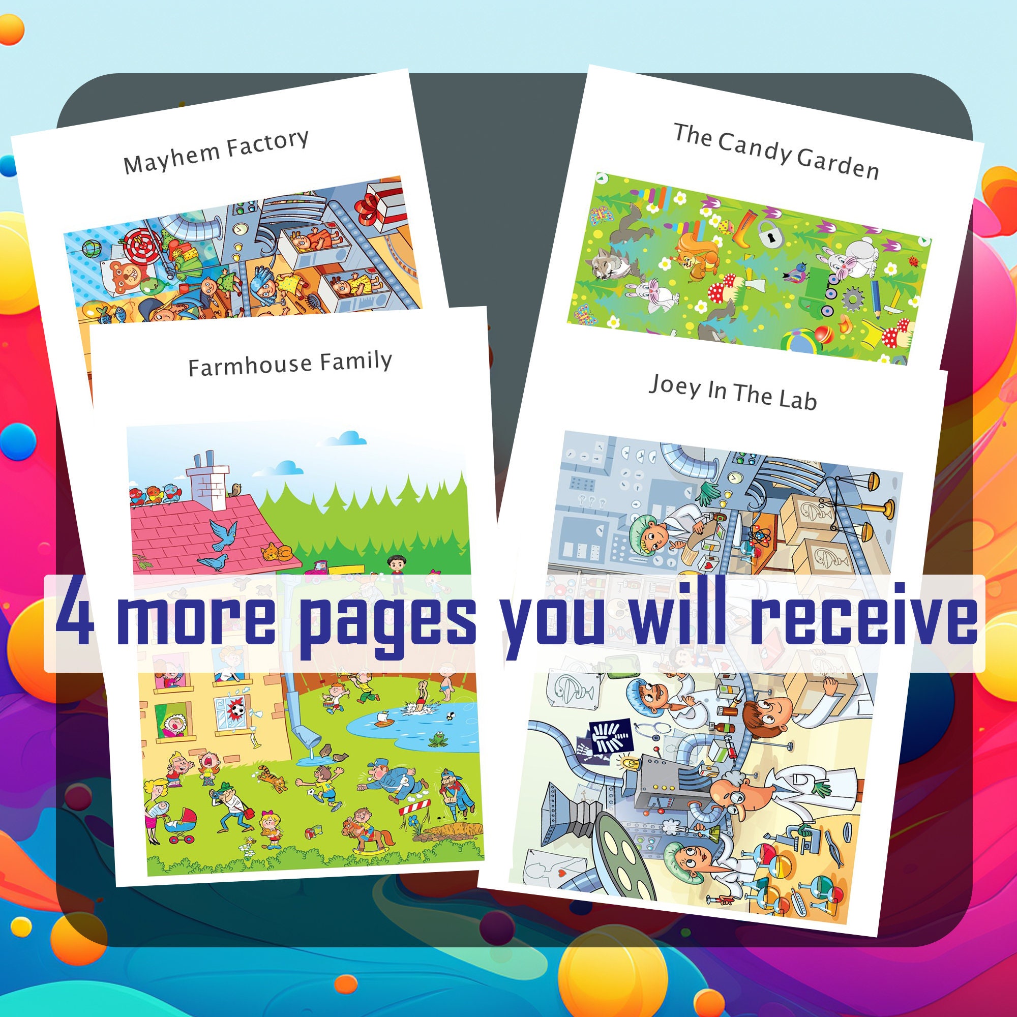 I Spy Activity Pages for Kids | Printable Download | Ages 3 and up ...