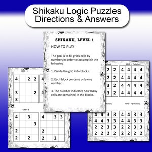 Printable Logic Puzzles PDF | Easy | Brain Development| Memory Boosting ...