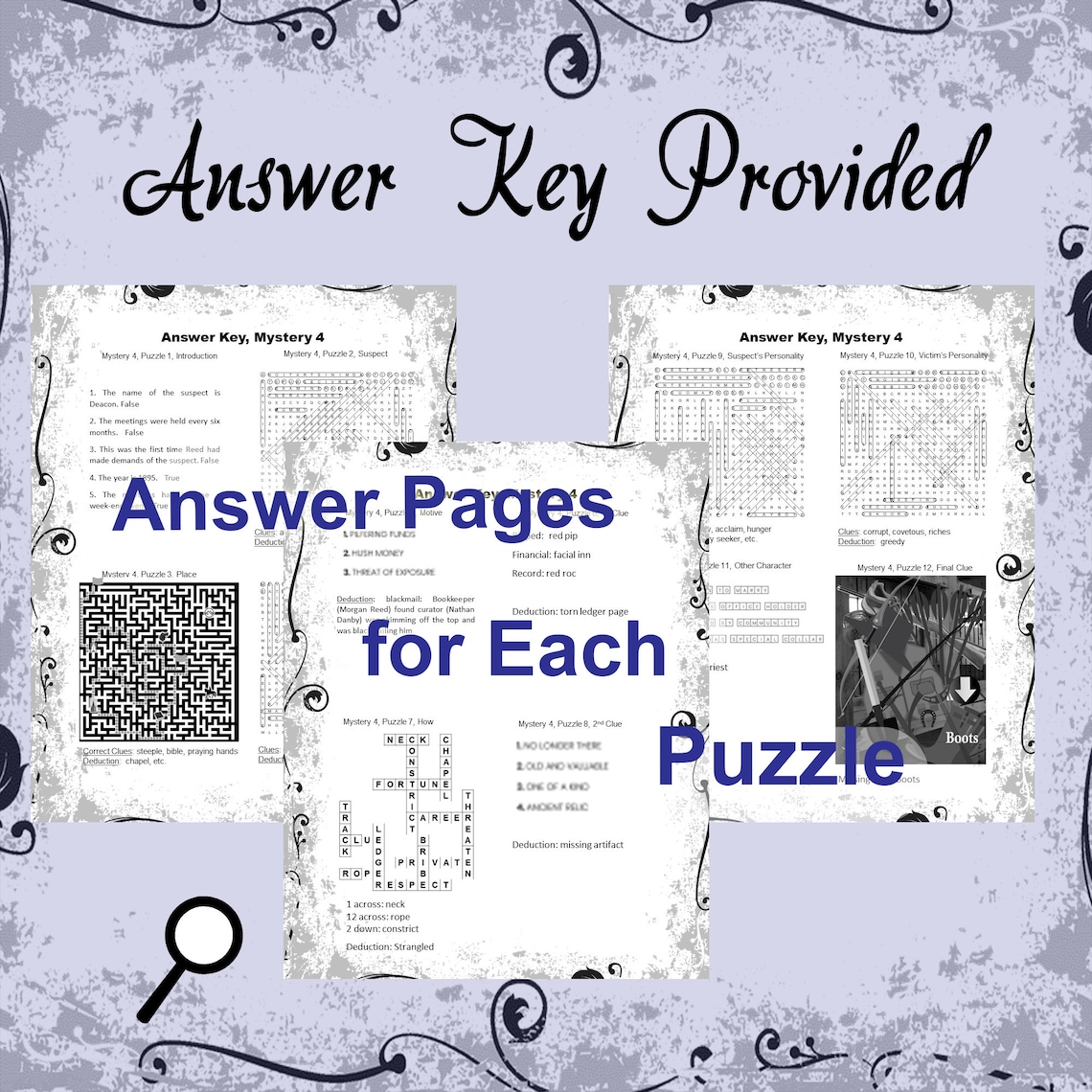 Printable Murder Mystery Puzzles | Castle Cristamont No. 4 | Solve the ...