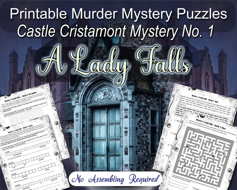 Printable Murder Mystery Puzzles | Castle Cristamont No. 1 | Solve the ...