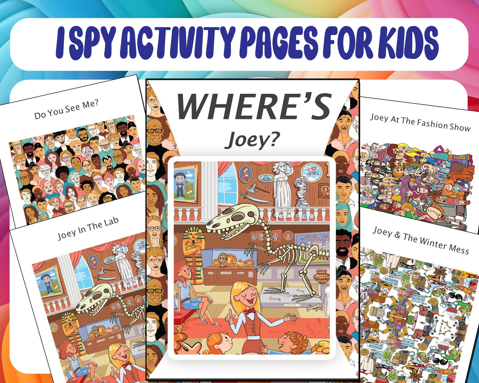I Spy Activity Pages for Kids | Printable Download | Ages 3 and up ...