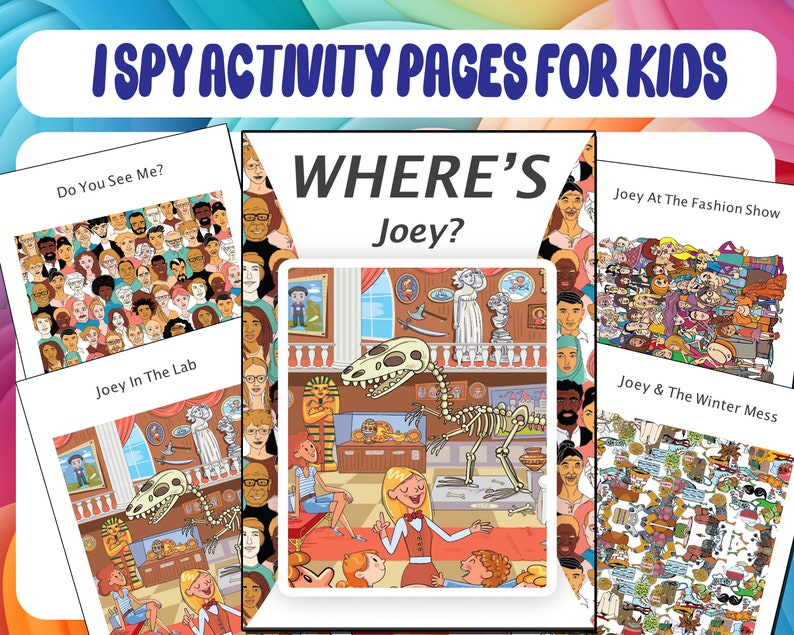 I Spy Activity Pages for Kids | Printable Download | Ages 3 and up ...