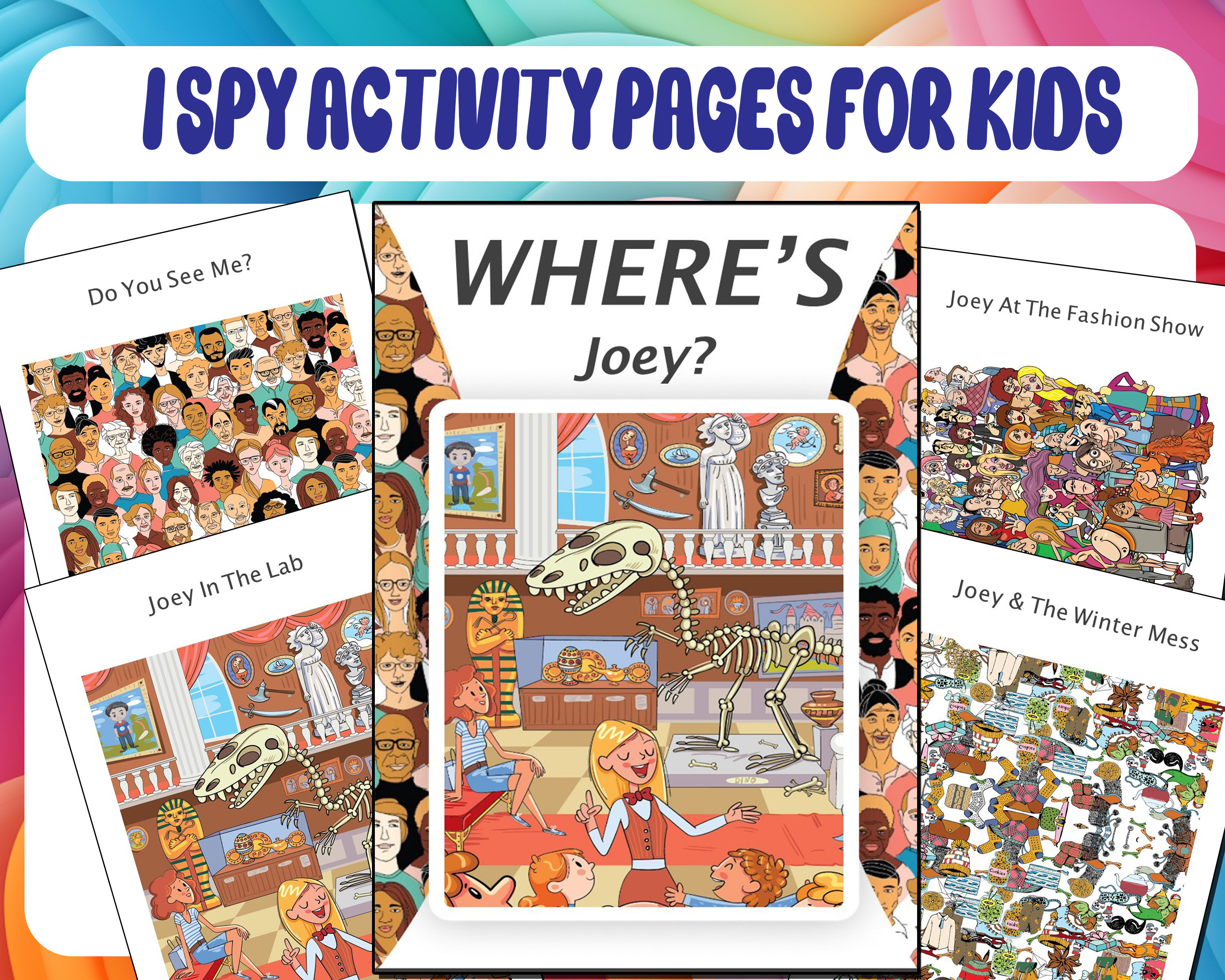 I Spy Activity Pages for Kids | Printable Download | Ages 3 and up ...