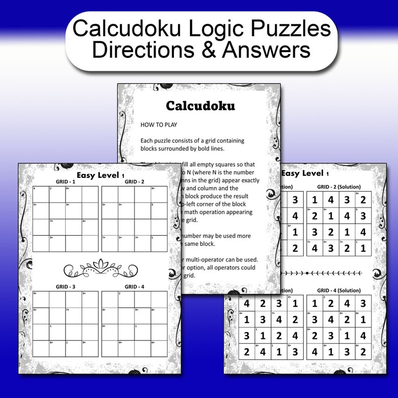 Printable Logic Puzzles PDF | Easy | Brain Development| Memory Boosting ...
