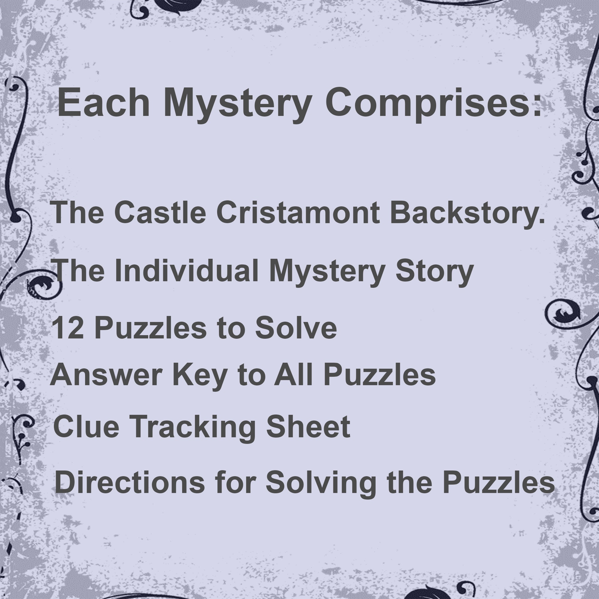 Printable Bundle Murder Mystery Puzzles | DIY Escape Room Style (PDF ...