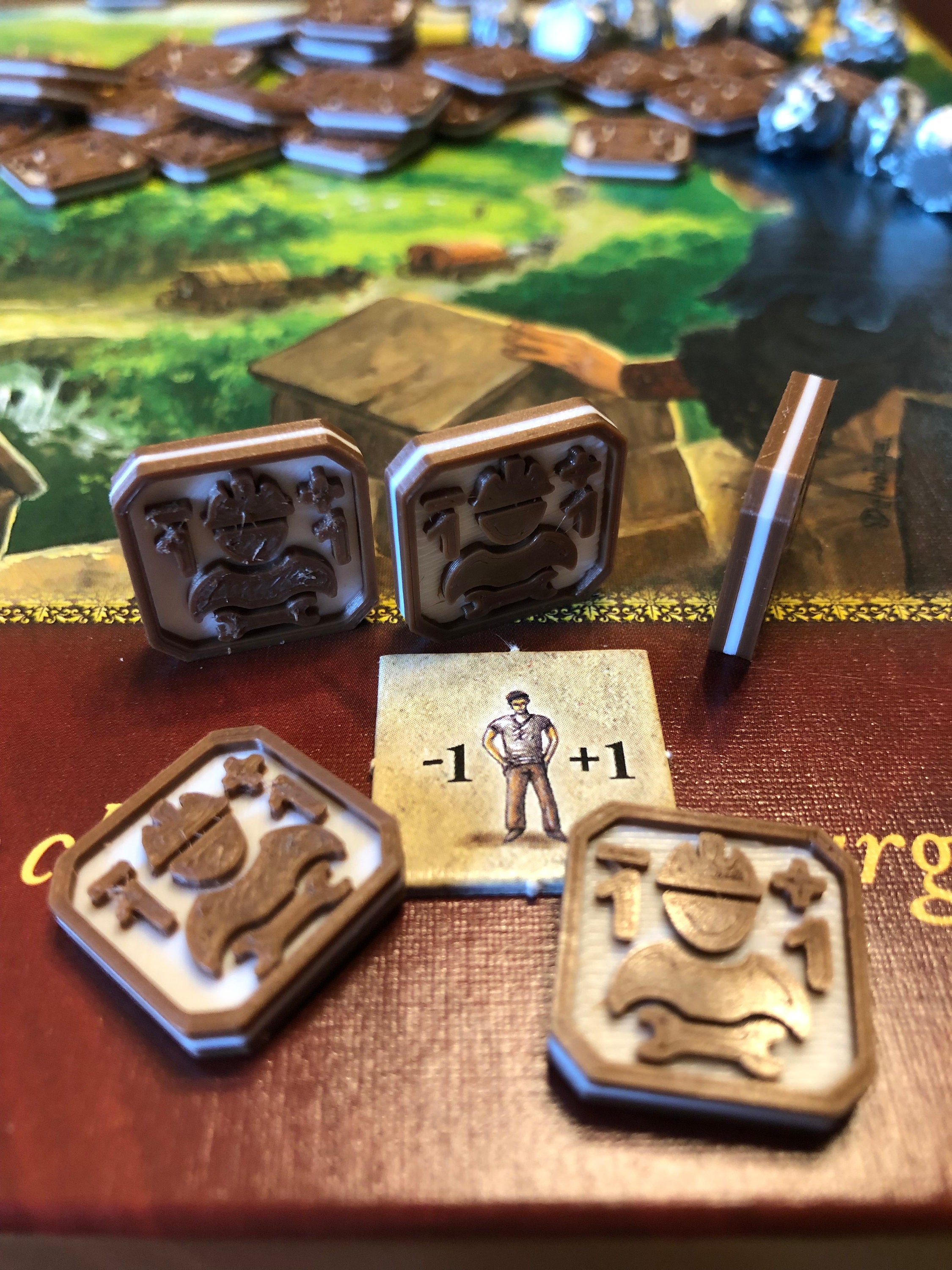Castles of Burgundy Upgraded Tokens - Etsy Australia