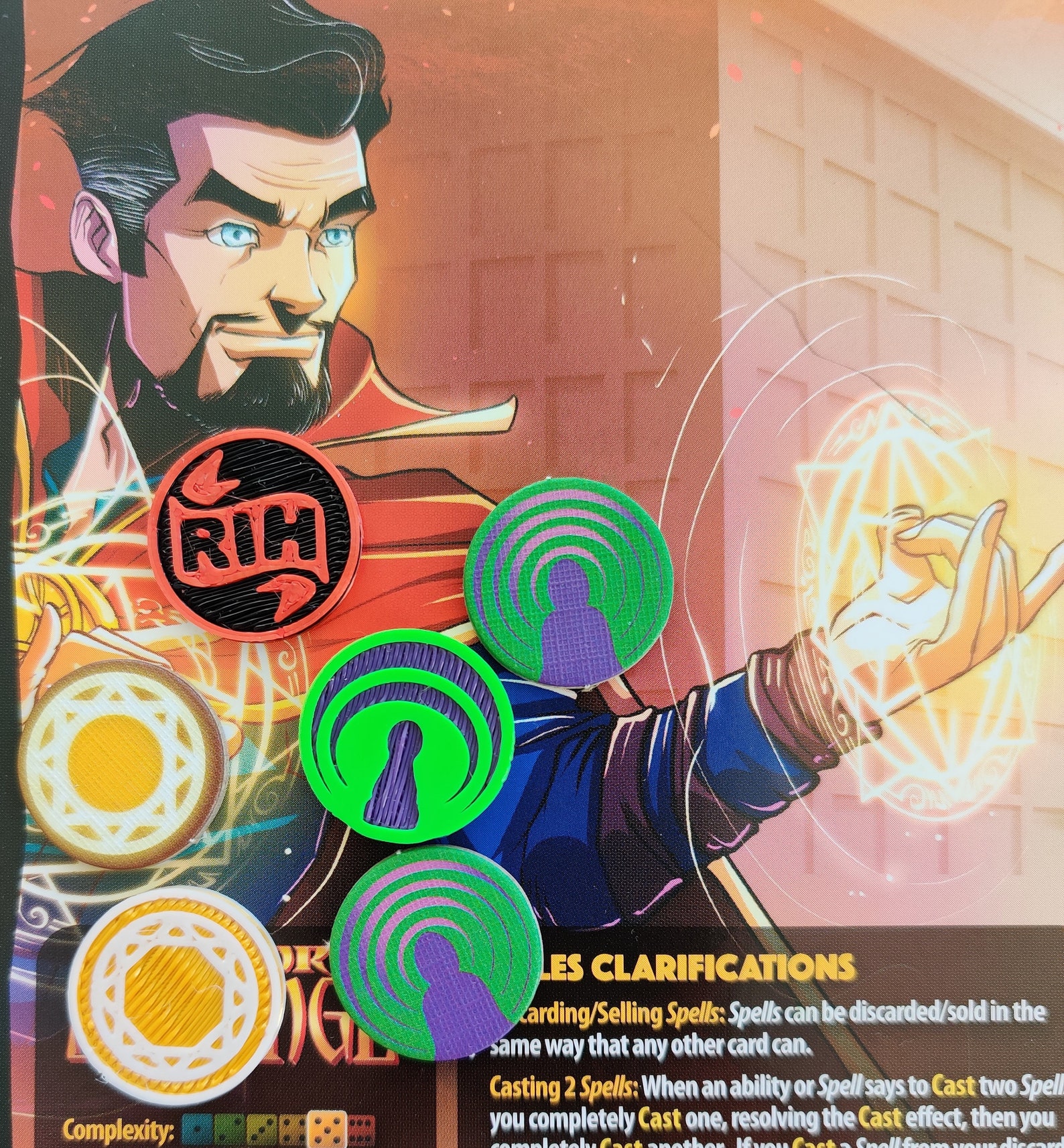 Dice Throne Token Upgrades-super Heroes "unofficial" - Etsy