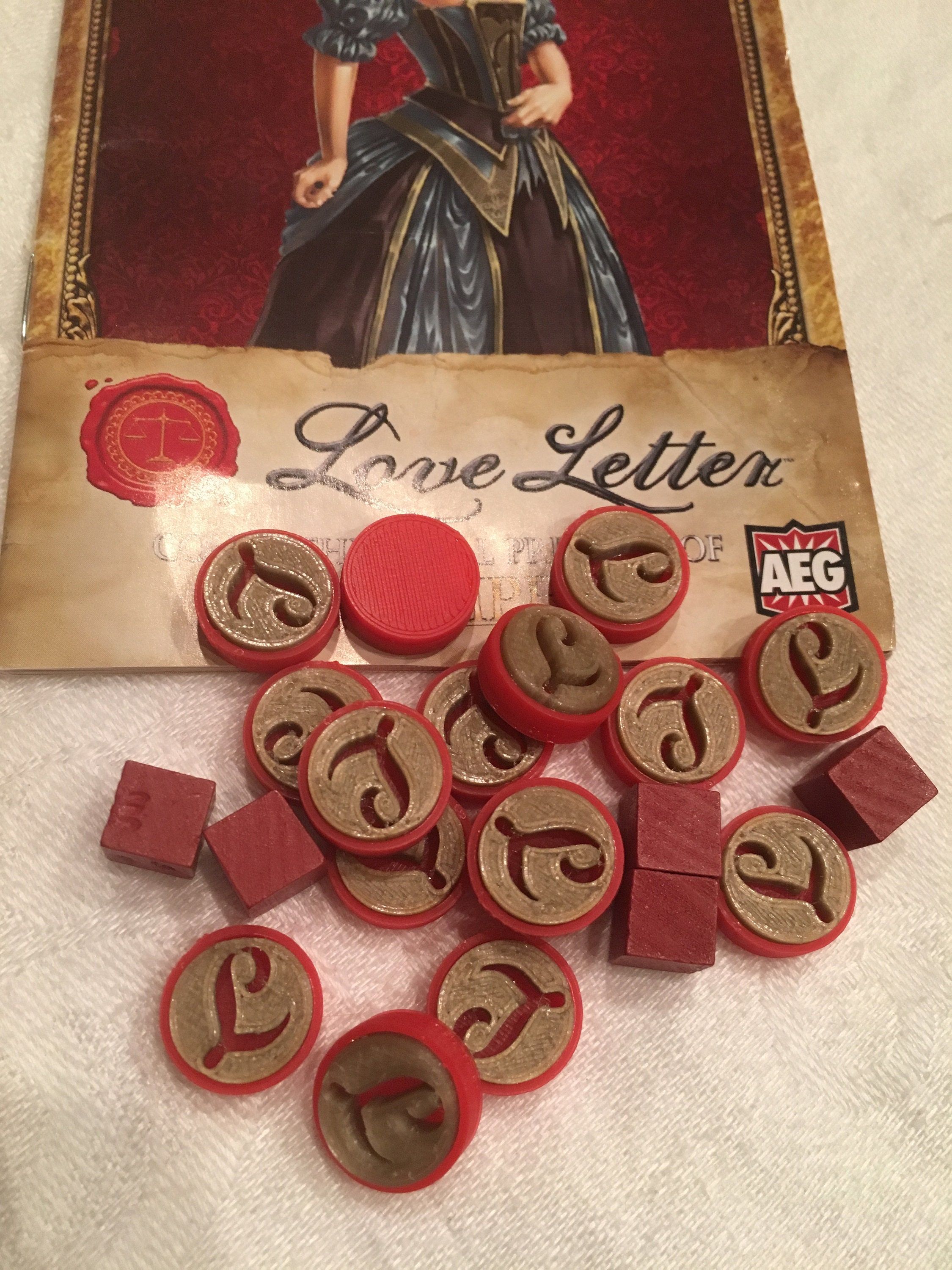Love Letter/loot Letter/batman Letter Upgrade Tokens - Etsy
