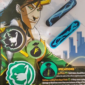 Dice Throne Token Upgrades-super Heroes - Etsy