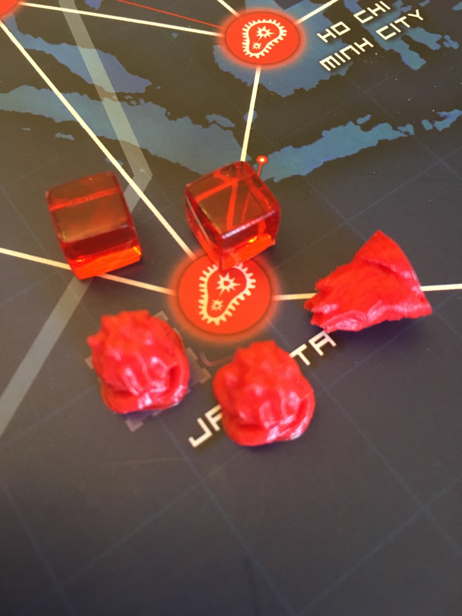 Pandemic Upgrade Virus Tokens 102 Pcs - Etsy