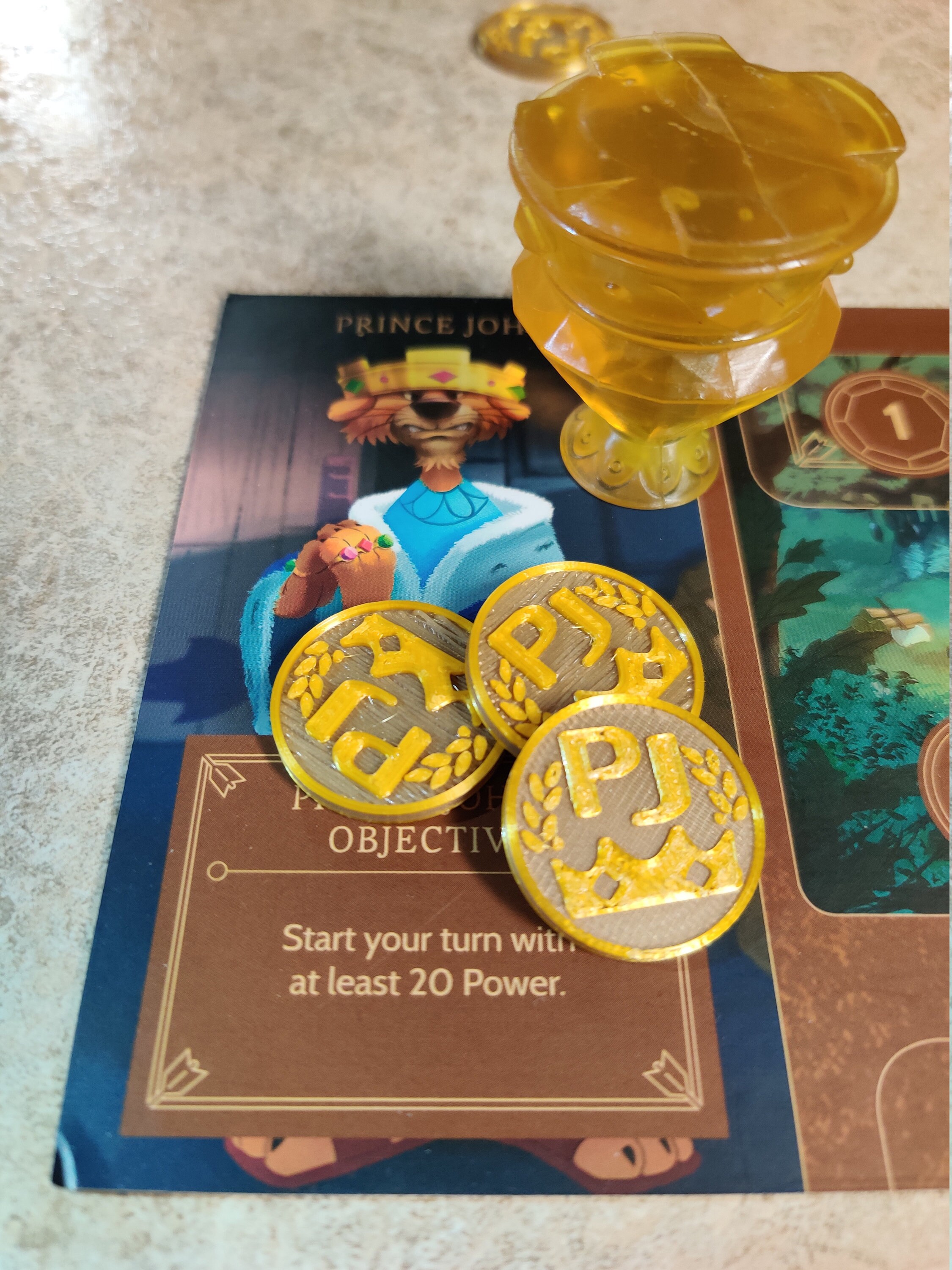 Villainous - Prince John Power Tokens - Etsy
