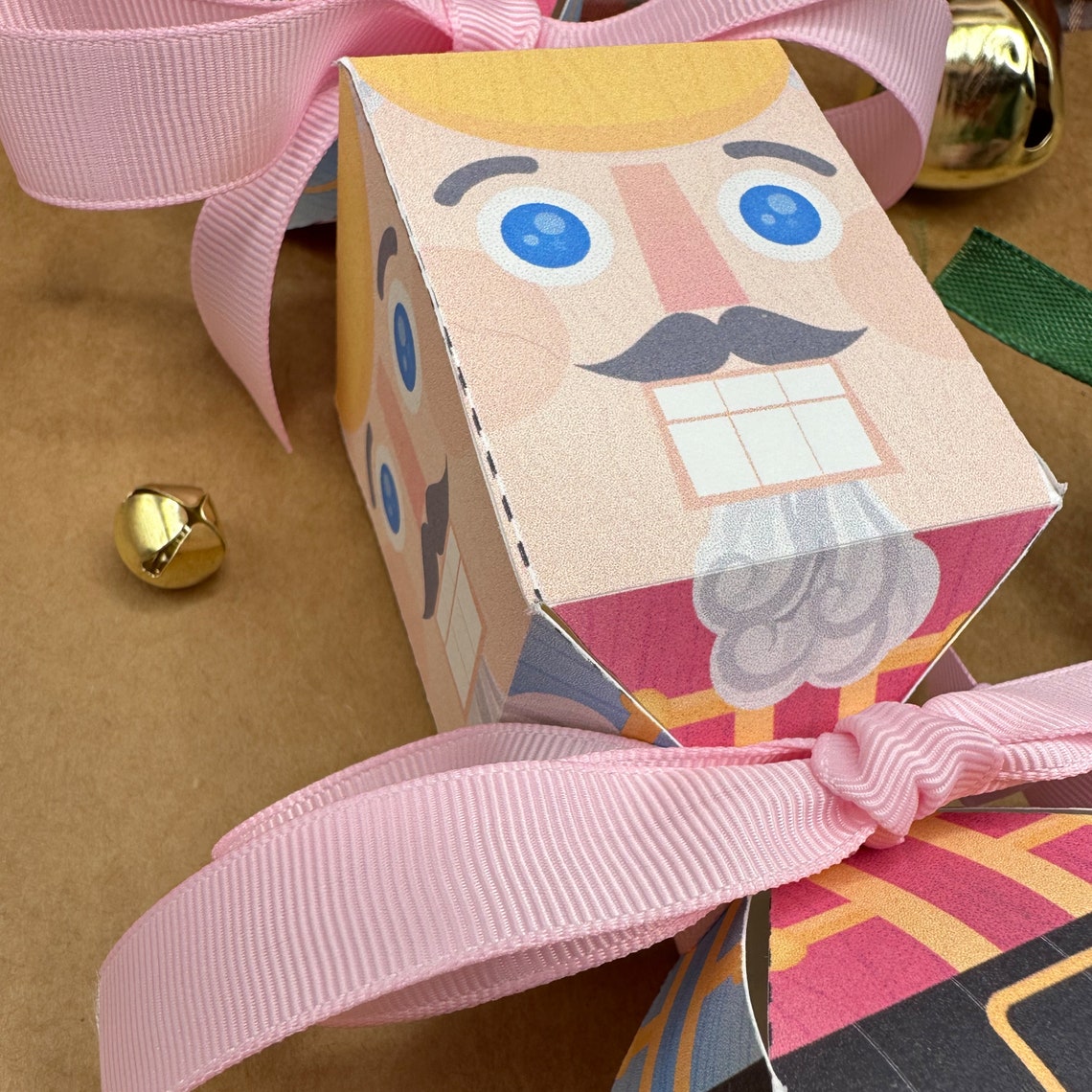 Two Nutcracker Favor Box / Nutcracker Gift Box Printable Template - Etsy
