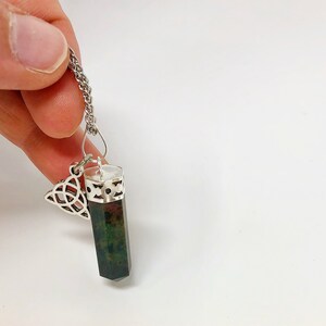 Bloodstone Necklace Pagan Witchcraft Jewelry Bloodstone - Etsy