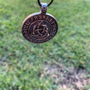 Celtic Knot Necklace, Rune Necklace, Mens Celtic Necklace, Norse Viking ...