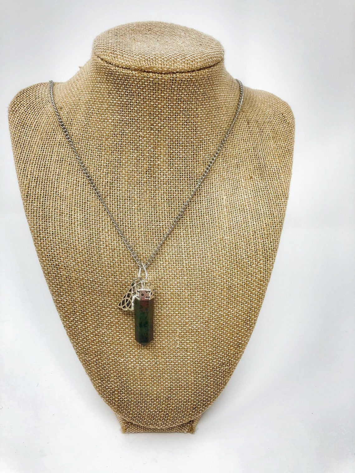 Bloodstone Necklace Pagan Witchcraft jewelry Bloodstone | Etsy