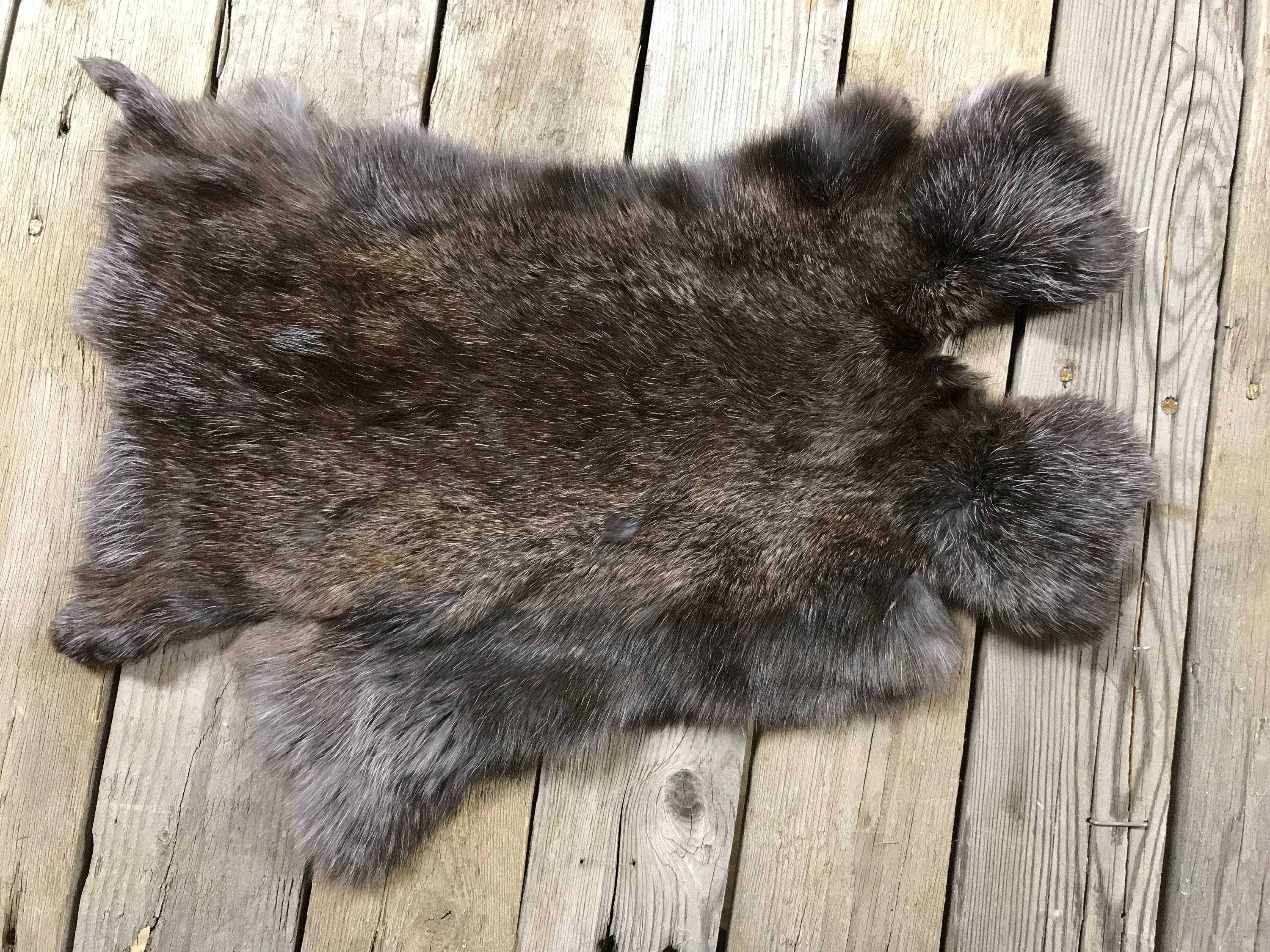 Lot of 4 Assorted Rabbit Hides as Shown Natural Rabbit Fur | Etsy