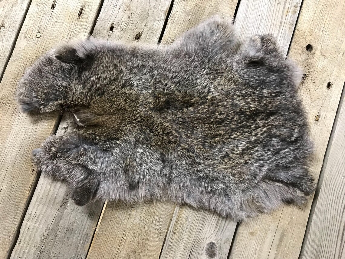 Lot of 4 Assorted Rabbit Hides as Shown Natural Rabbit Fur | Etsy