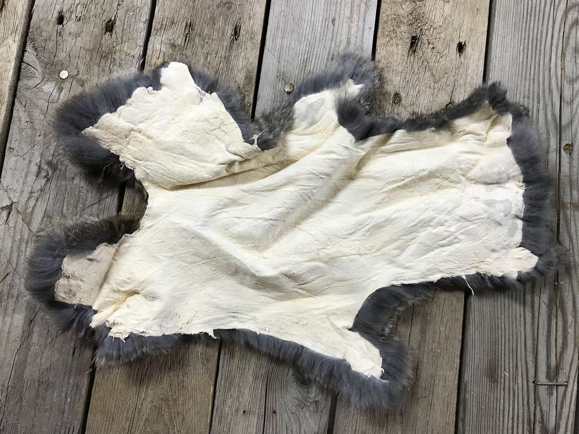 Lot of 4 Assorted Rabbit Hides as Shown Natural Rabbit Fur | Etsy