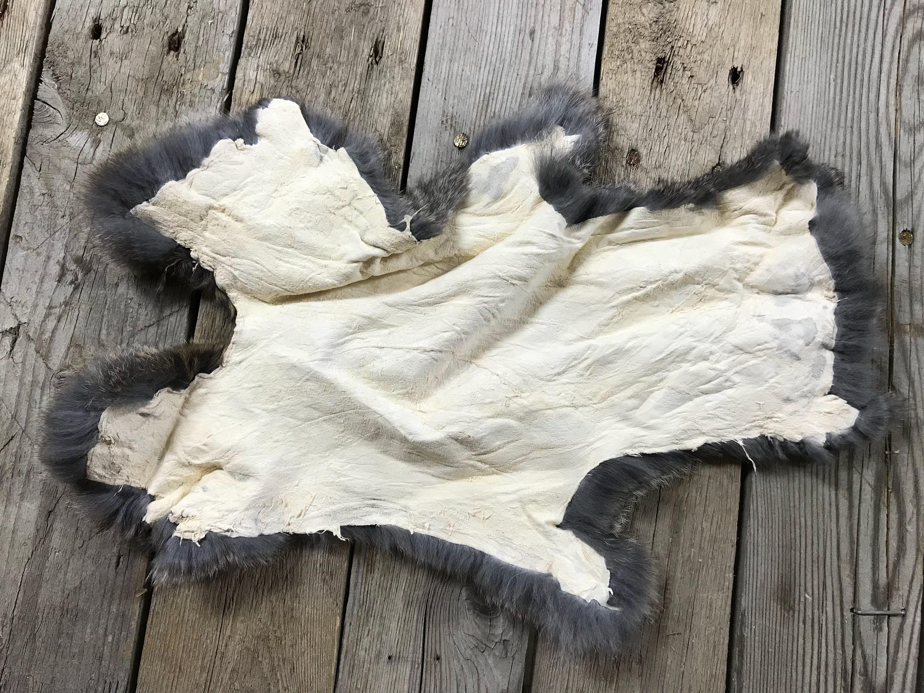 Lot of 4 Assorted Rabbit Hides as Shown Natural Rabbit Fur | Etsy