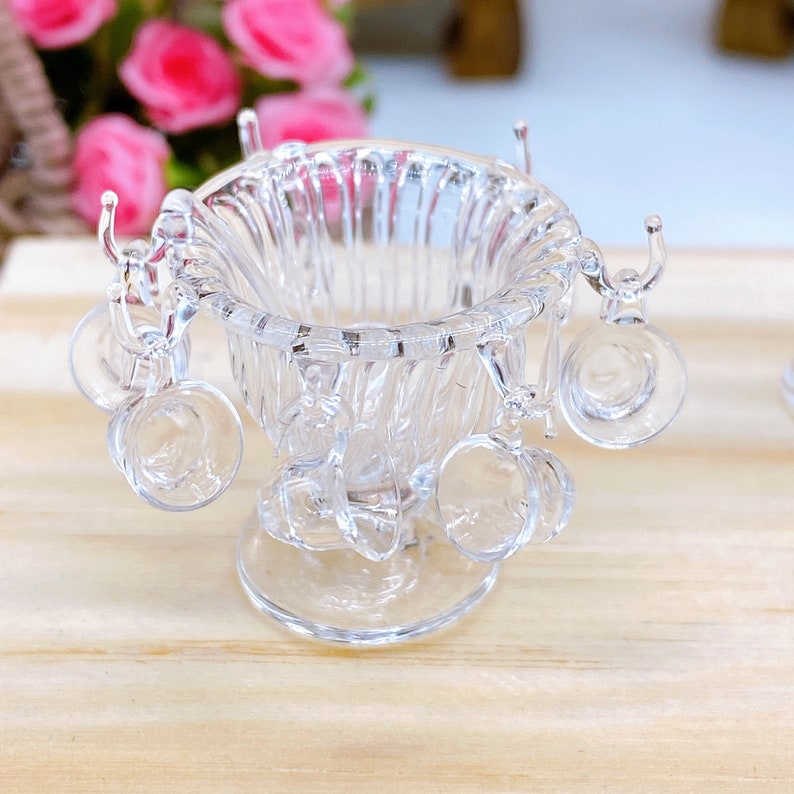 Miniature Bowl Glass Set, Miniature Glasses, Miniature Jewelry ...