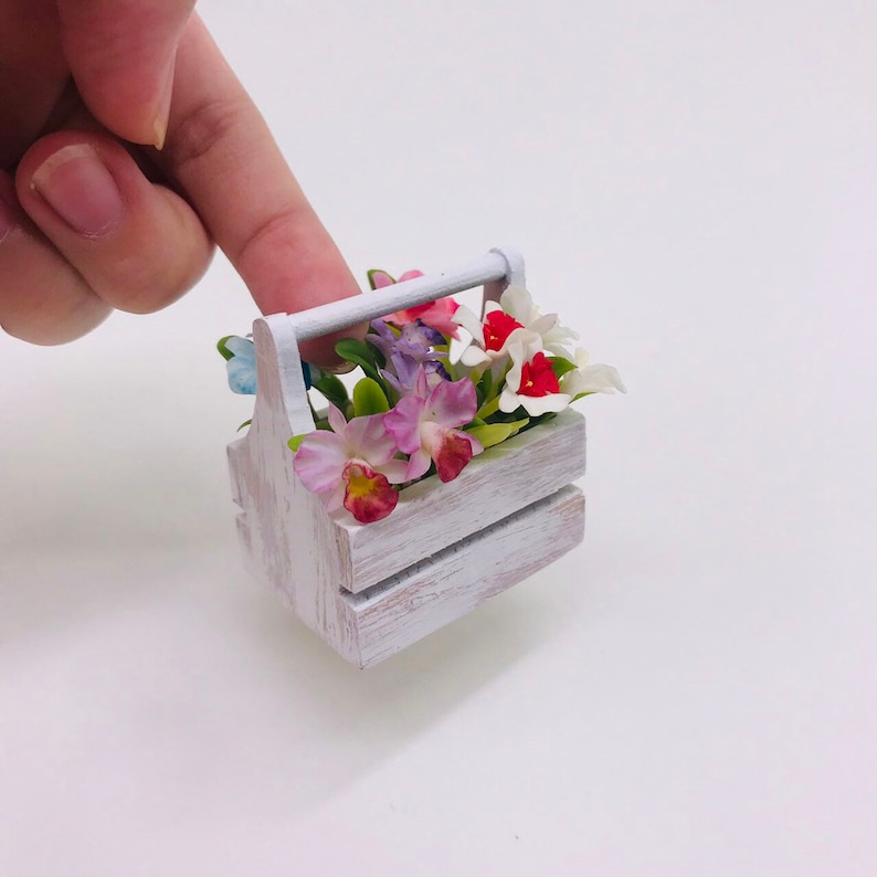 3 Pieces Miniature Wooden Basket Miniature Basket Miniature - Etsy