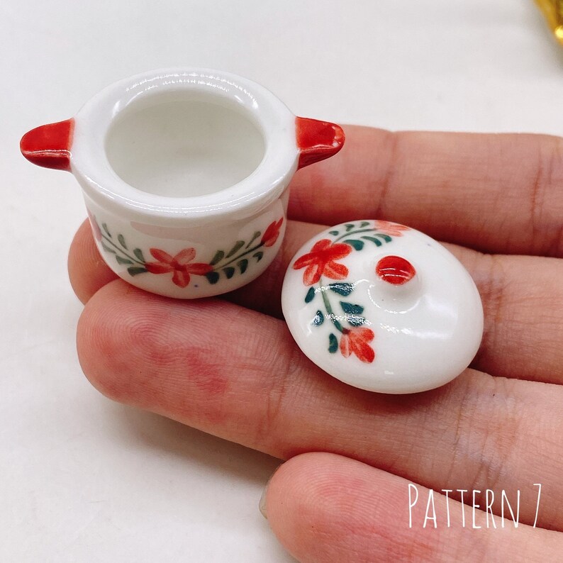 Miniature Ceramic Pot Miniature Ceramic Kitchen Miniature - Etsy
